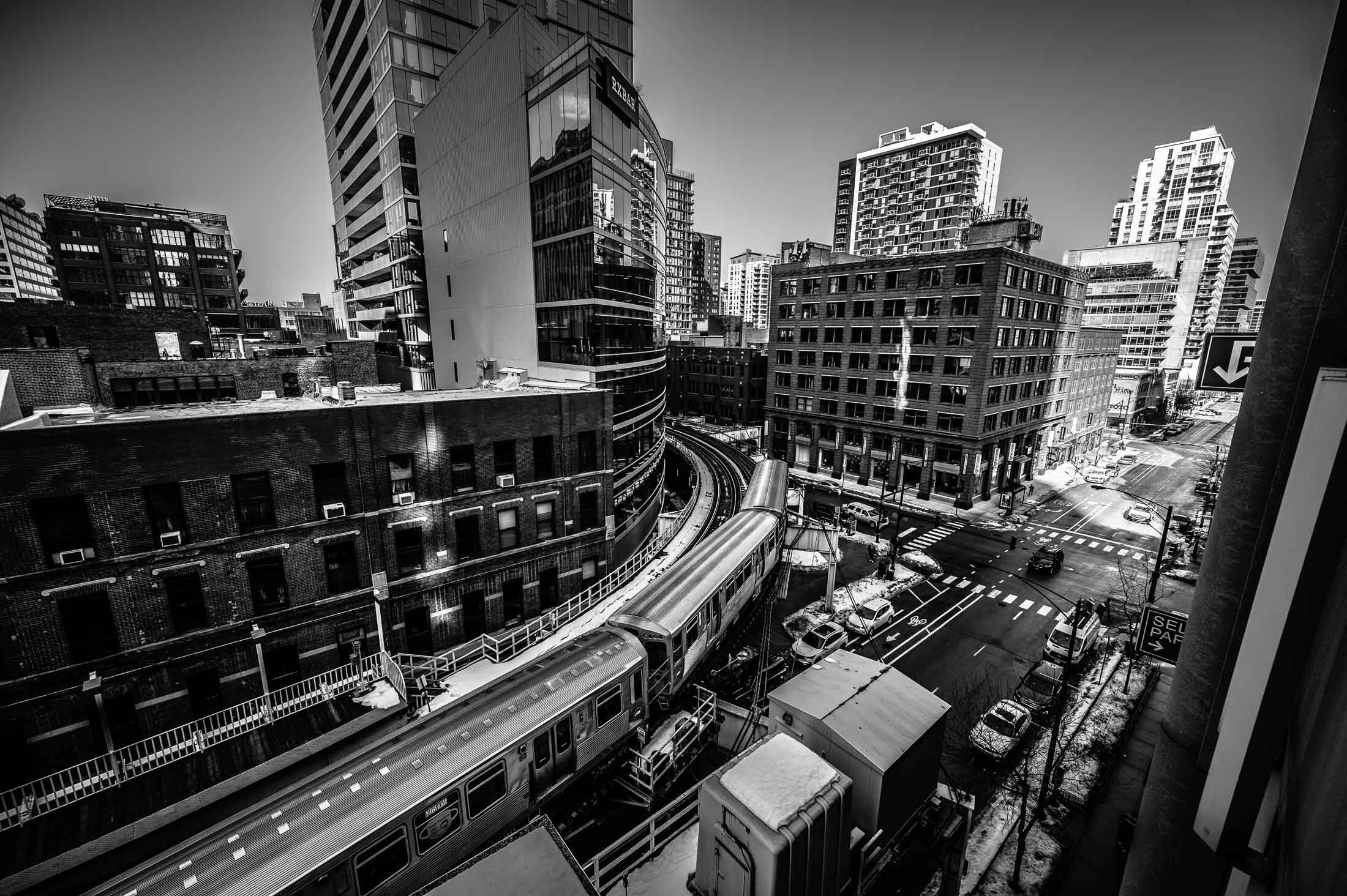 Chicago’s The L Elevated Train The Loop CTA Photos Downtown