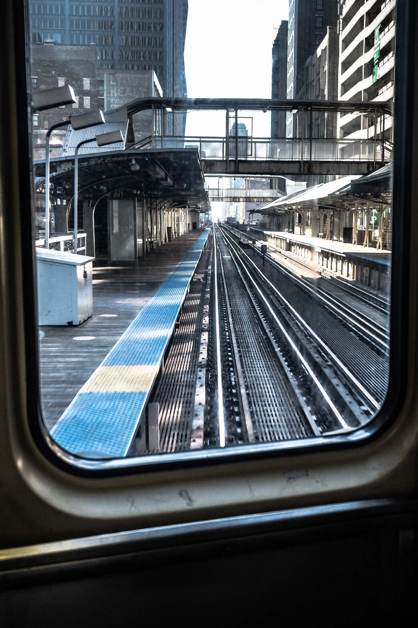 Chicago’s The L Elevated Train The Loop CTA Photos Downtown