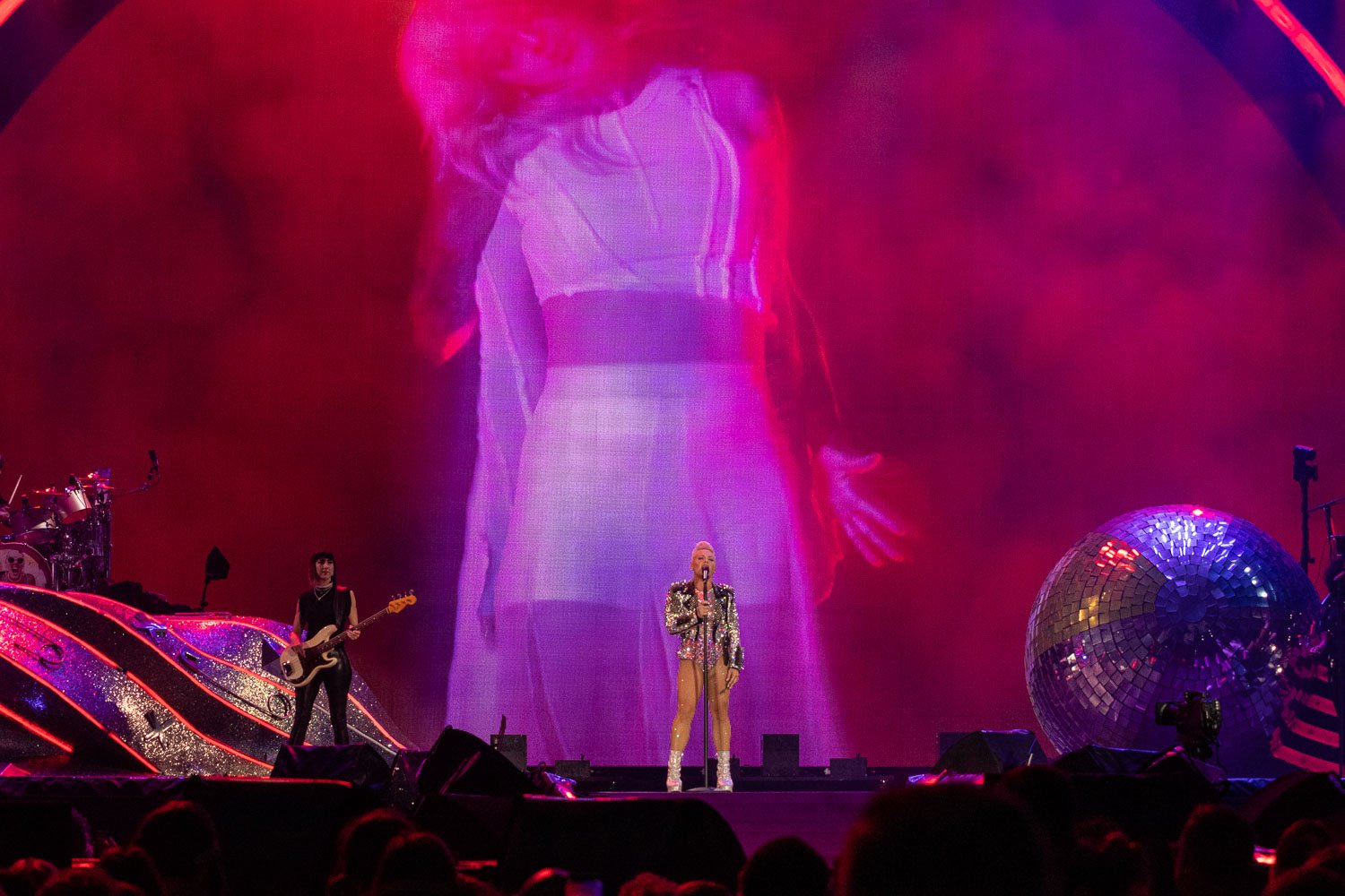 P!NK In Concert At Cincinnati Ohio’s Great American Ball Park